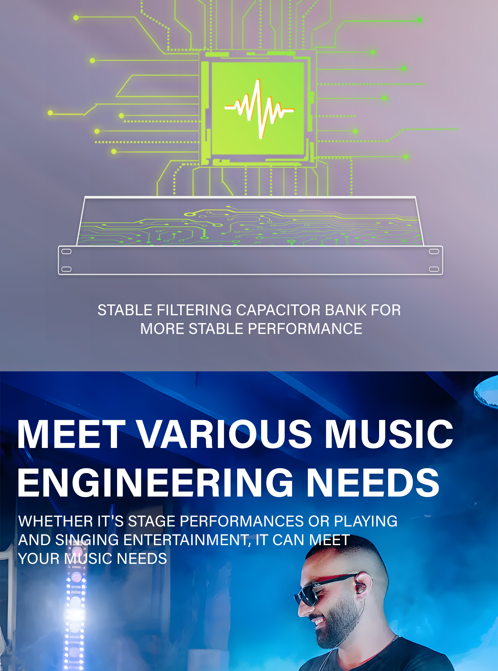 Effector built-in DSP pre-effector Adjust sound effects Singing ...