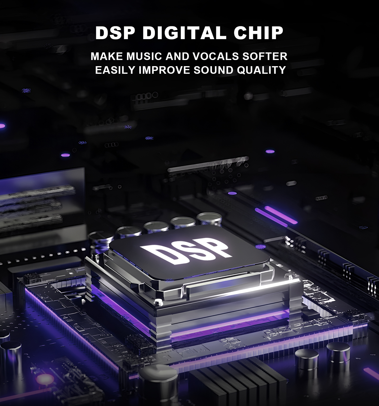 Dual Channel Graphic Equalizer Led Digital Audio Sound Processor Sound ...