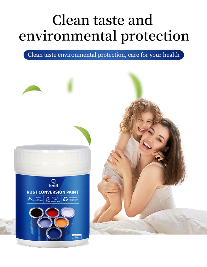 300G 1KG Metal Rust Paint Water Based Cat Besi Rust Conversion Paint ...