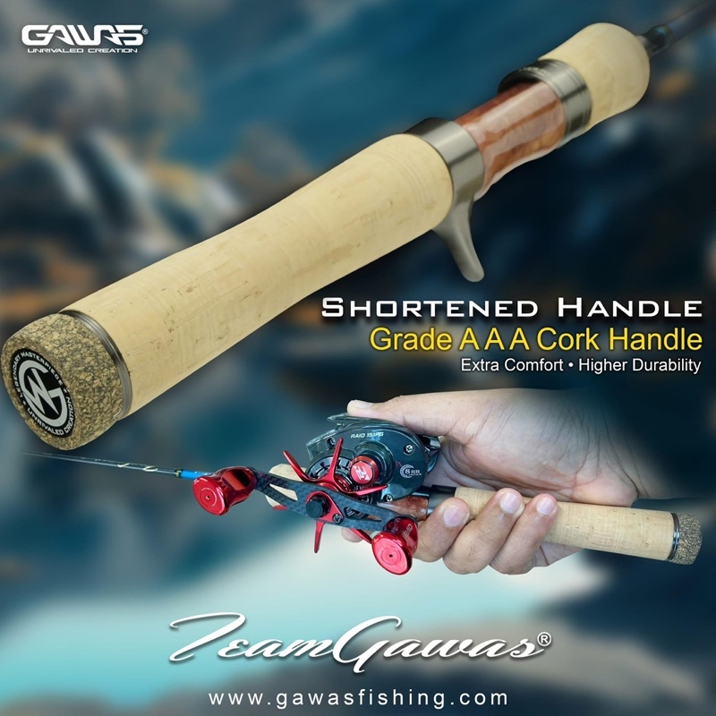 GAWAS TEAM GAWAS FINESSE SINGLE HAND BAITCASTING BC FISHING ROD TANTO ...