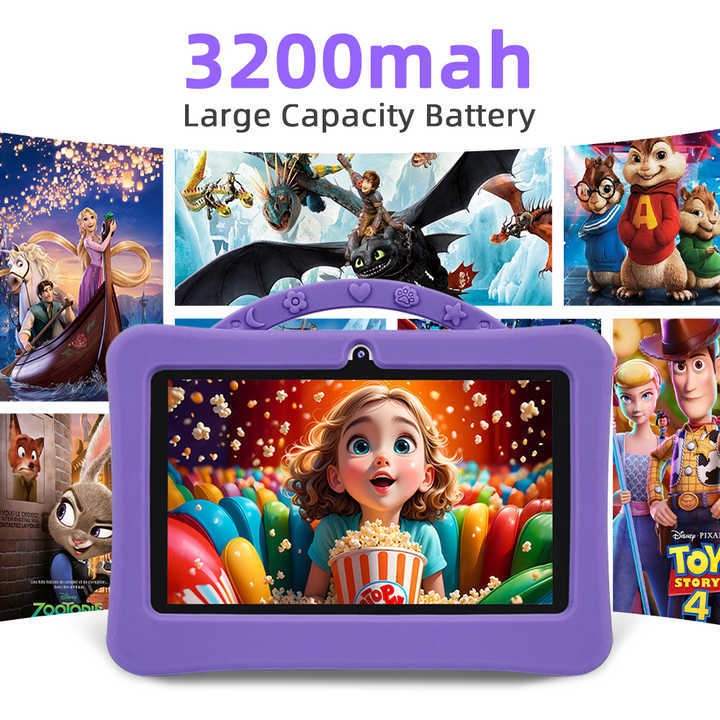 NPAD702 Nodizz Kids Tablet (7 Inch) - Anti-Drop Design, Portable Handle ...