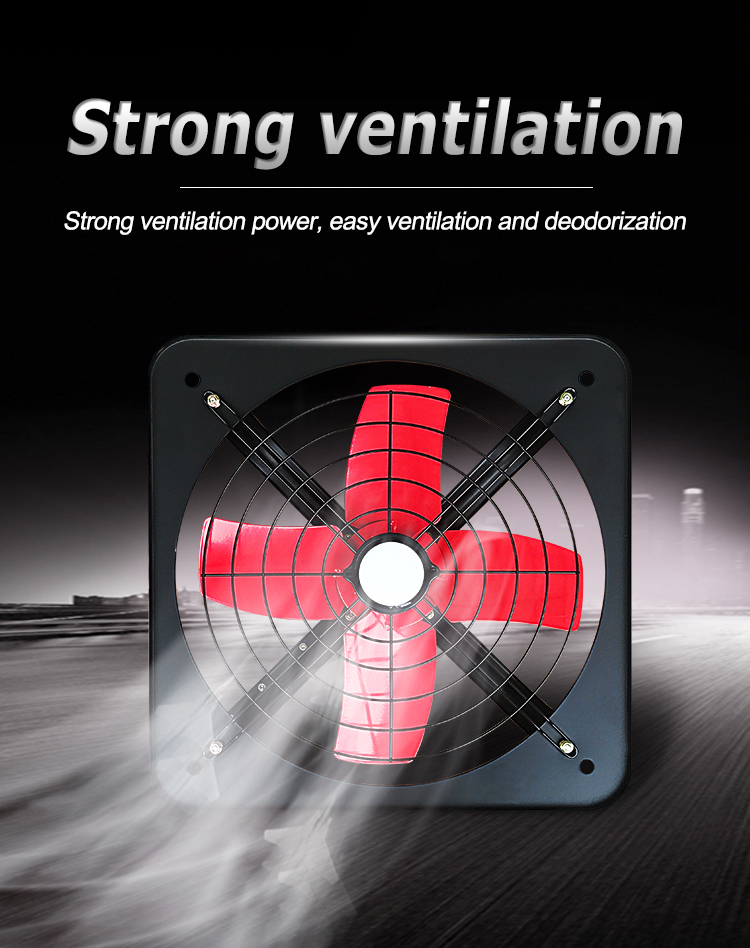 Portable Exhaust Fan 8-20 inch Wall Type Light Duty Industrial Kitchen ...