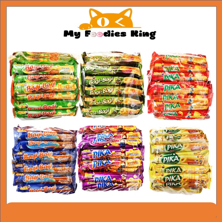 Bika bagi bagi Corn Stick 10g x 40pcs Choco/chicken/jejari jagung pizza ...