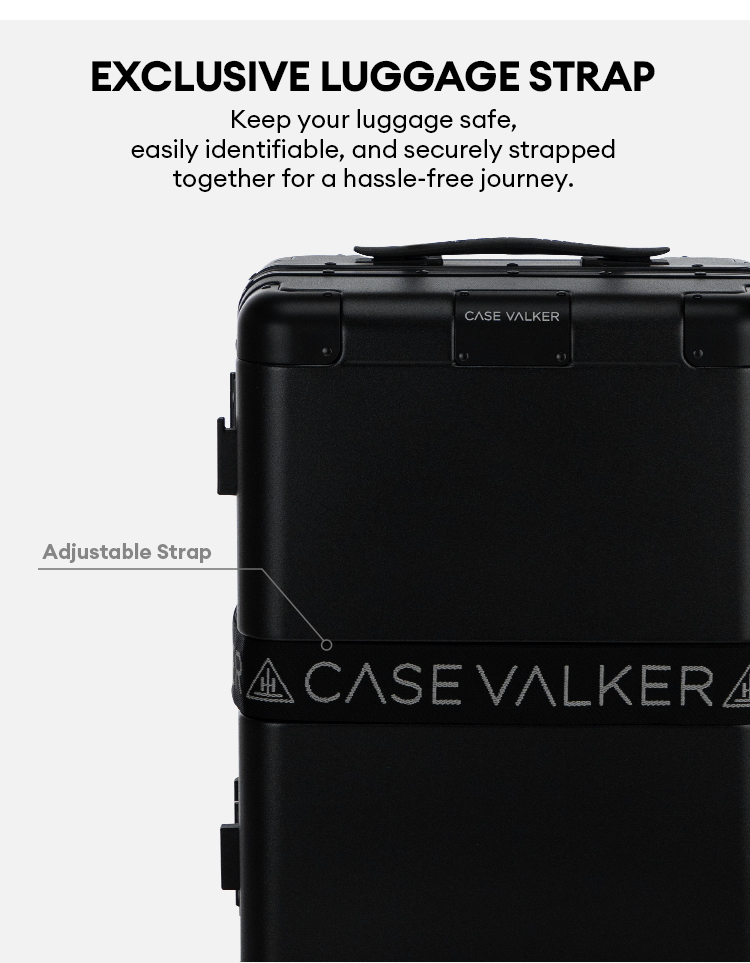 Case Valker NOAH PC Aluminum Frame Hard Case Luggage Bag Suitcase (20 ...