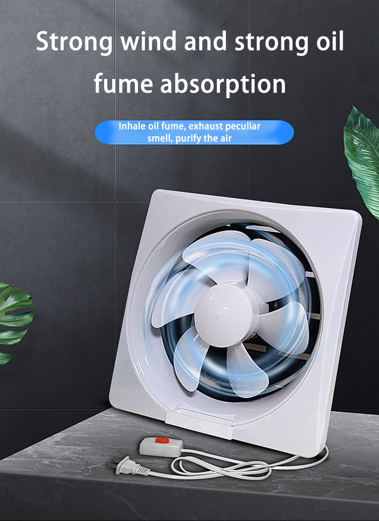Exhaust fan 6/8/10/12 inch wall mounted exhaust fan with mesh for home ...
