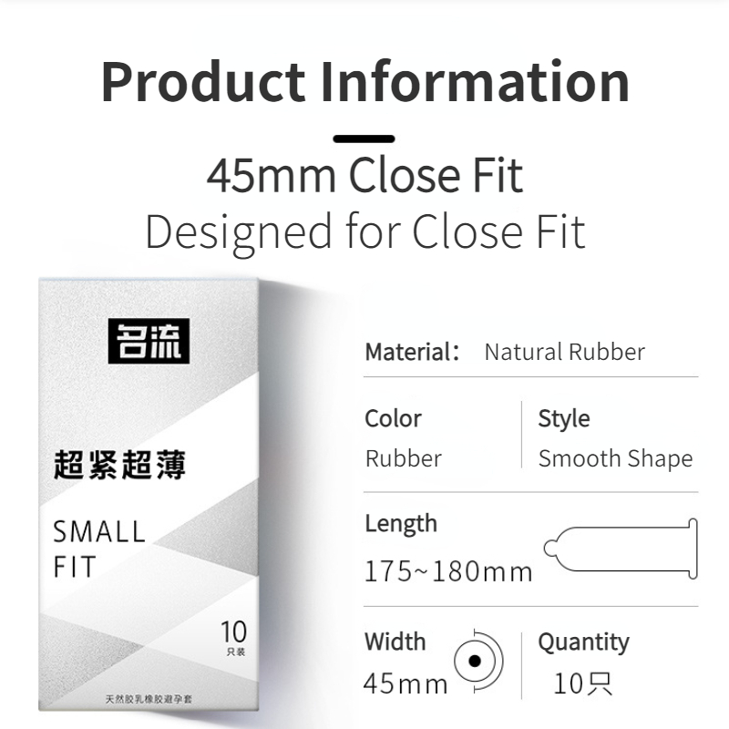MingLiu Small Mini Size Condom Slim Tight Natural Latex Kondom ...