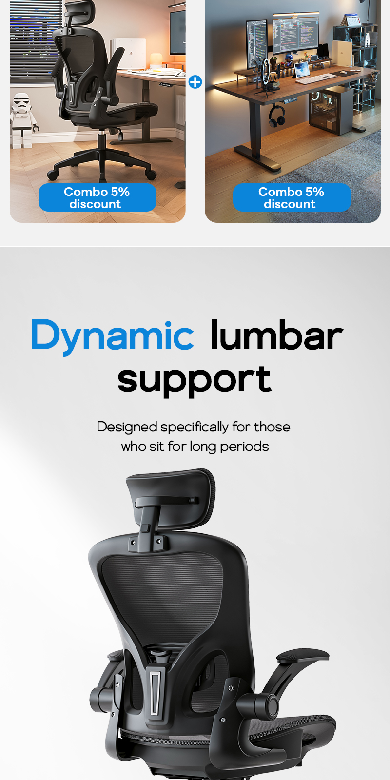 Xpanse W901 Ergonomic Office Gaming Mesh Chair Comfortable Seat With ...