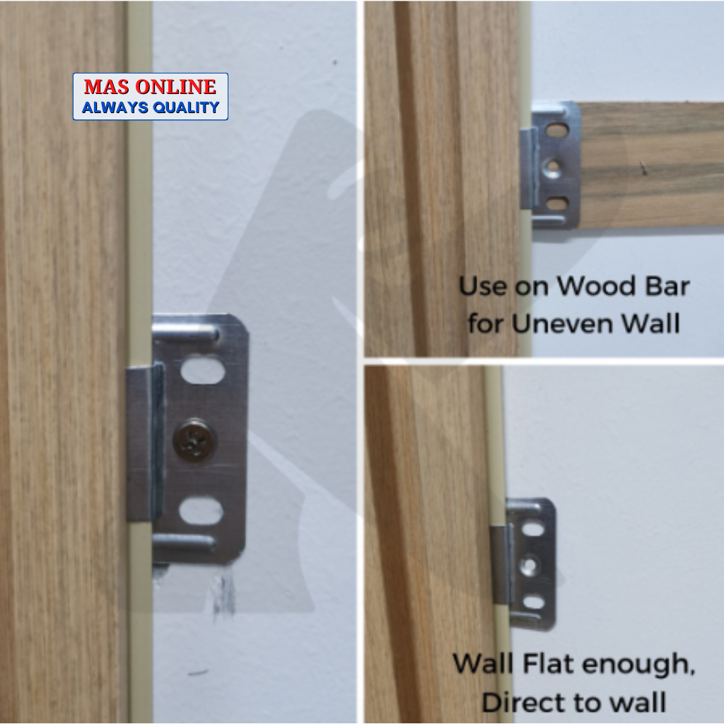 50pcs Metal Clip for PVC Fluted Panel Wall Panel Fluted Wall Panel WPC ...