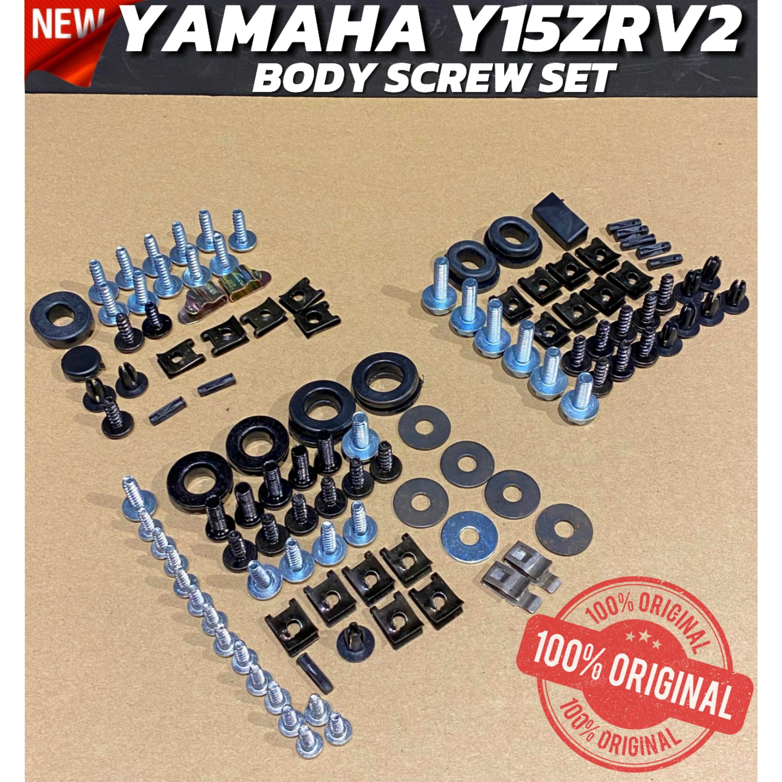 SCREW SETFULL BODY YAMAHA Y15ZR V2 FULL SET BODY SCREW YAMAHA 100 ...