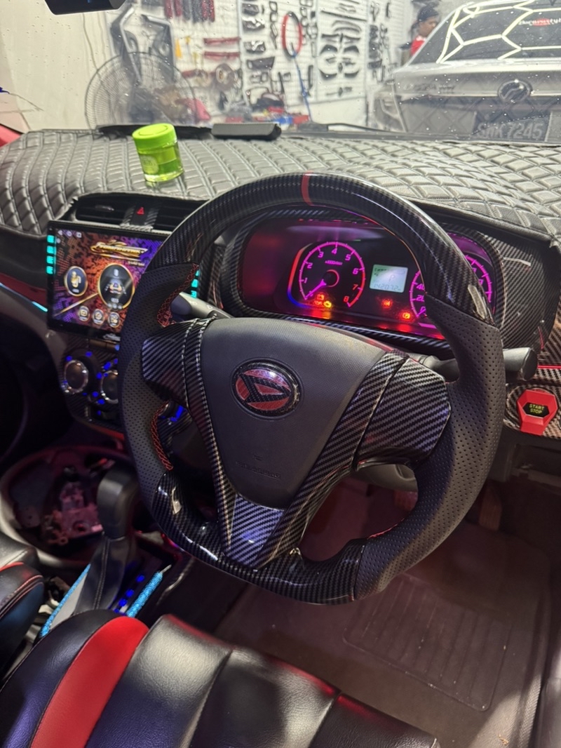 Perodua Myvi MG3 2018-2021 / Bezza 2016-2025 Carbon Fiber Steering ...