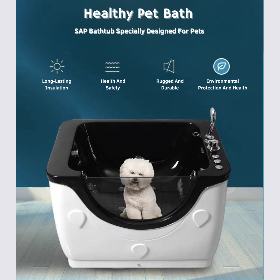 Realmpetz 110CM Large Pet Electric Acrylic SPA Bathtub Ozone Therapy ...