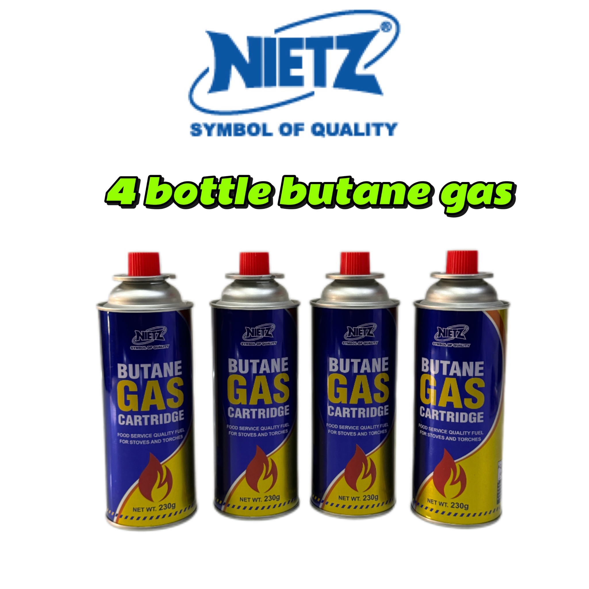 Nietz Butane Gas Cartridge/gas tin/ refill gas (230g/bottle) & Domino ...