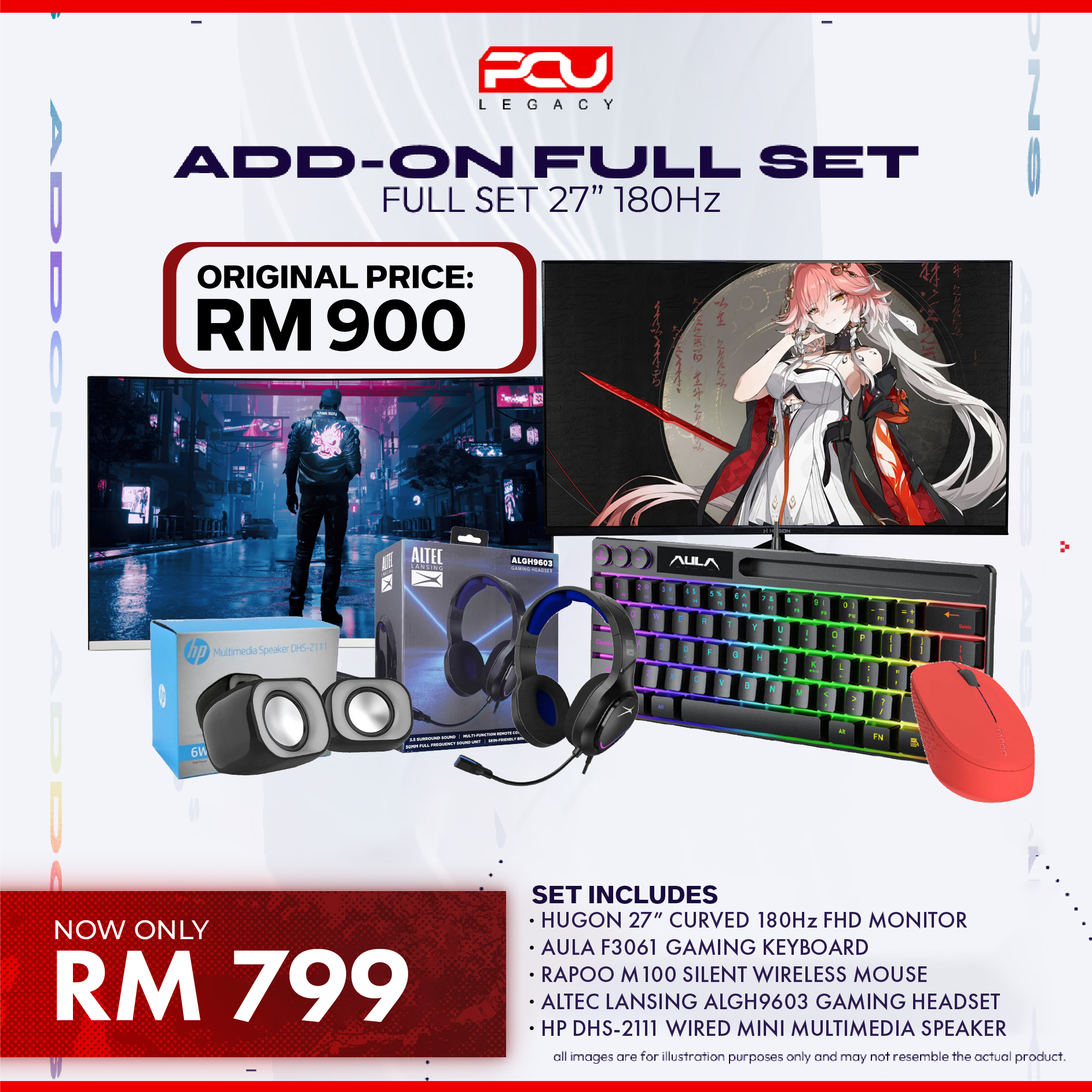 # PCU LEGACY CUSTOM GAMING PC / OFFICE DESKTOP / AMD RYZEN 5 5500 5600G ...