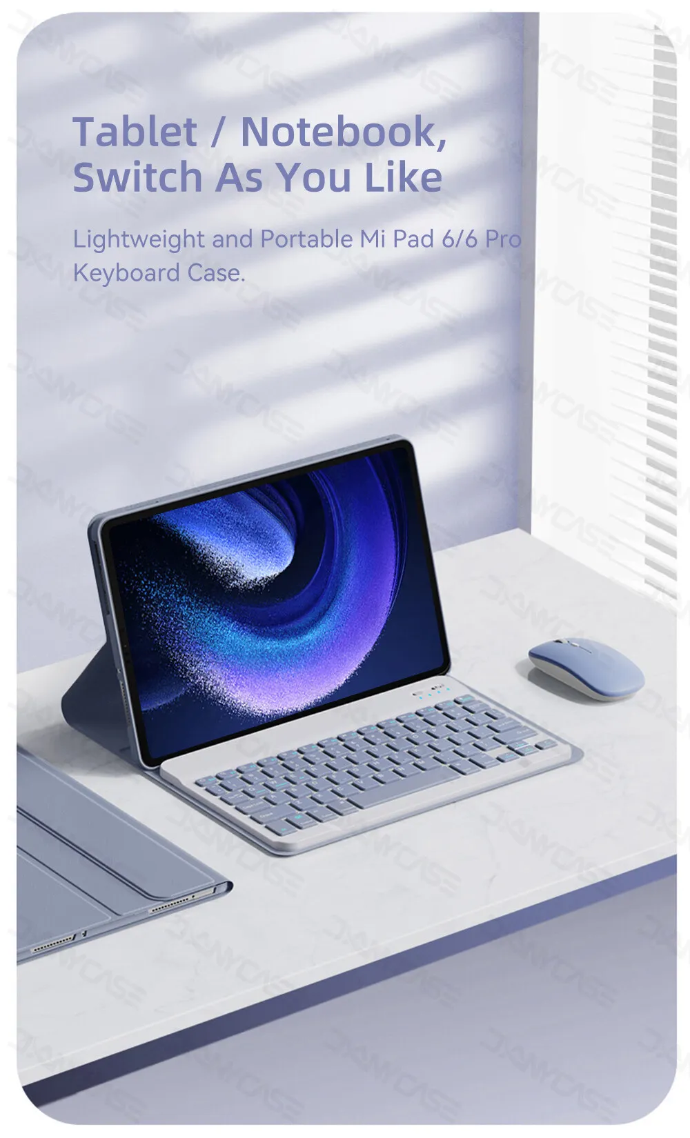 Magnetic Bluetooth Keyboard Case for Mipad 7/7 pro Mipad 6/6 Pro MiPad ...