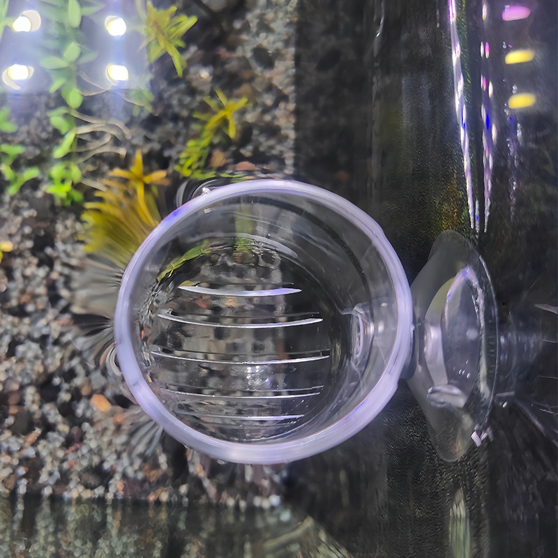 READY STOCK Fish Bloodworm Cup Aquarium Red Worm Feeder Cup Feeding ...