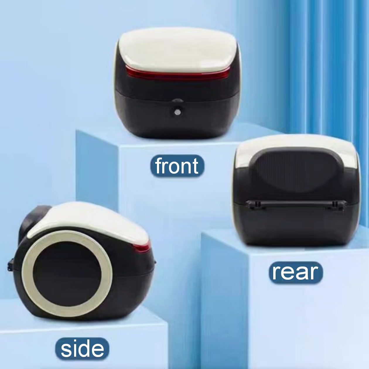 Combo Set Monorack Rapido Honda EX5 Dream 110 Fi Kambing Top Box Alien ABS Tail Box Siput 02 ...