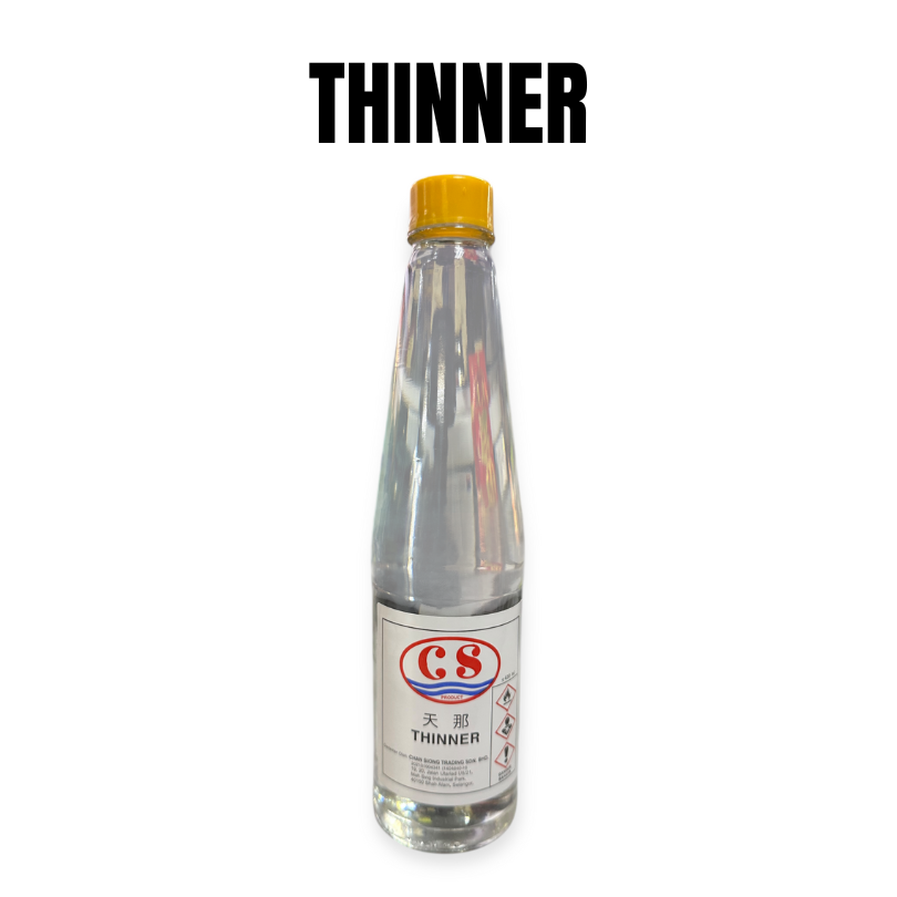 🐼【LOCAL】𝐐𝐔𝐀𝐋𝐈𝐓𝐘 [420 ML] Thinner / Turpentine / Thinner Solvent ...