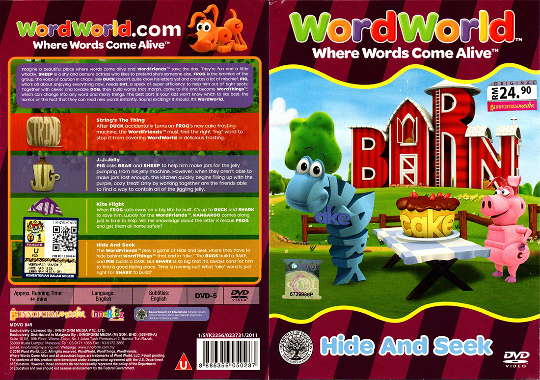 DVD Children Education Word World - Totally Terrific Duck / Welcome ...