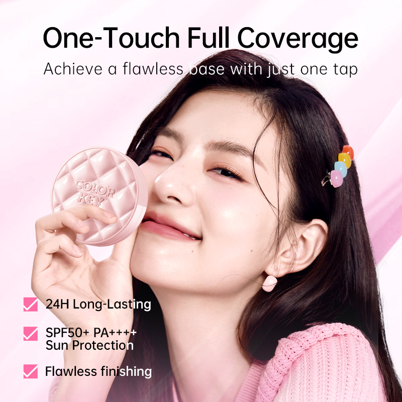 COLORKEY Long-Lasting Flawless Brightening Air Cushion Cream SPF50+PA ...