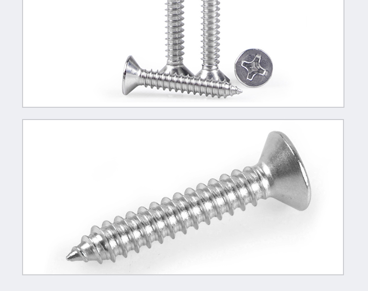 （10pc）304 Stainless Steel Screw CSK Self Tapping Screw ST3 ST3.5 ST4.2 ...