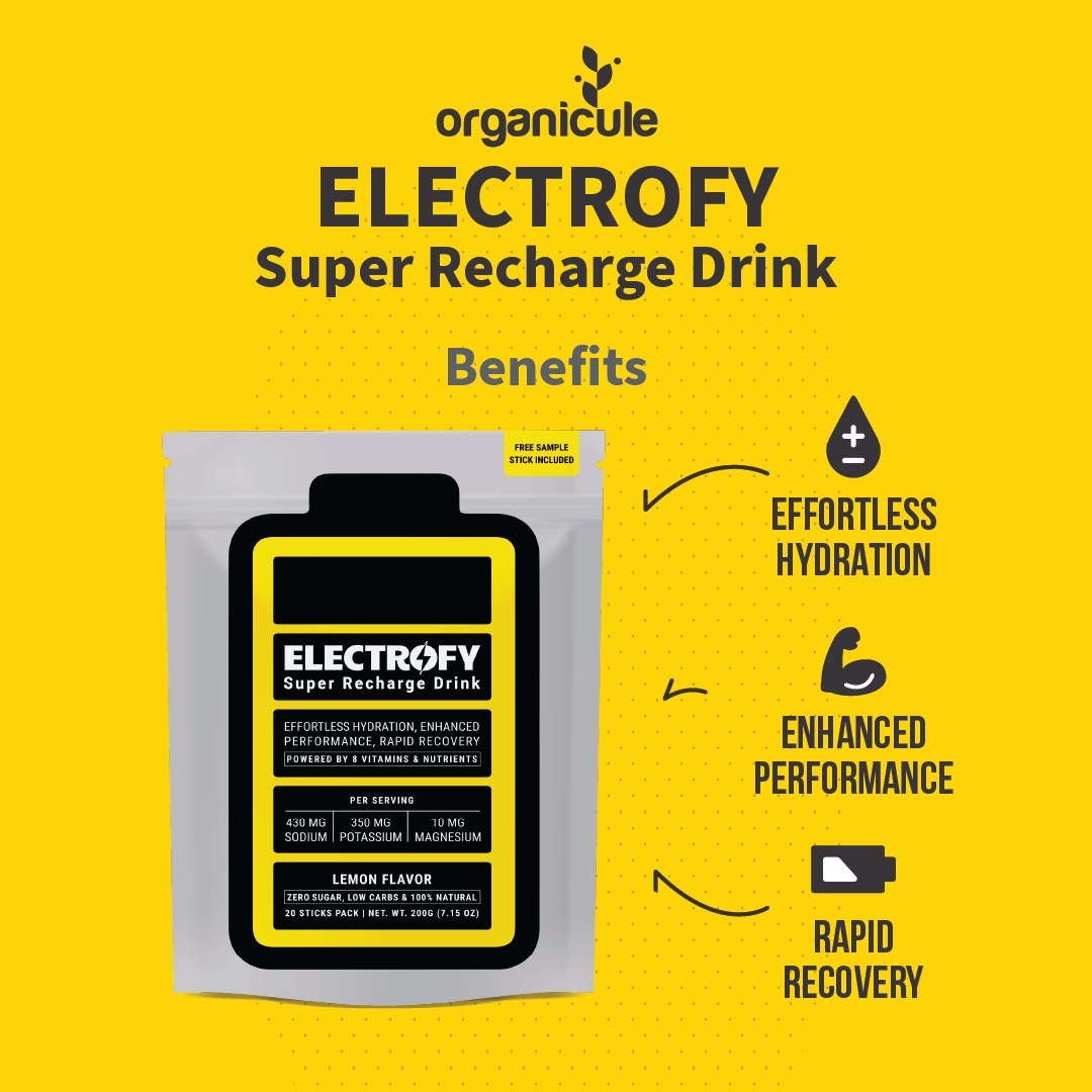 Electrofy Super Recharge Hydration Drink | Electrolyte Powder | No ...