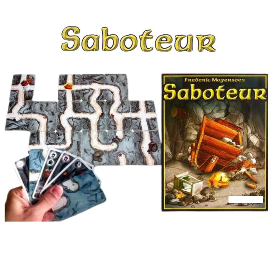 Saboteur 1+2 Card Games Saboteur 2 Expansion Board Games Family Indoor ...