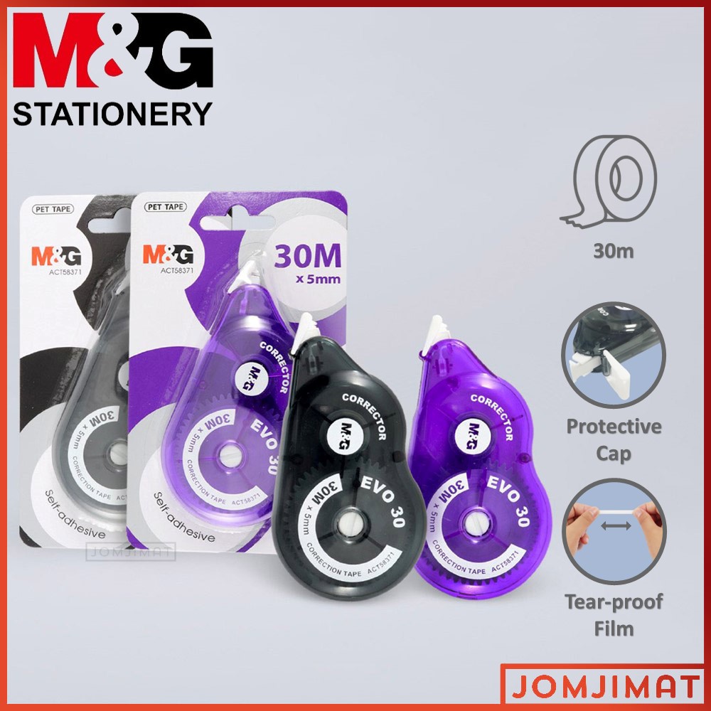 M&G EVO 30 Correction Tape 30mX5mm ACT58371 / M&G Large Capacity Anti ...