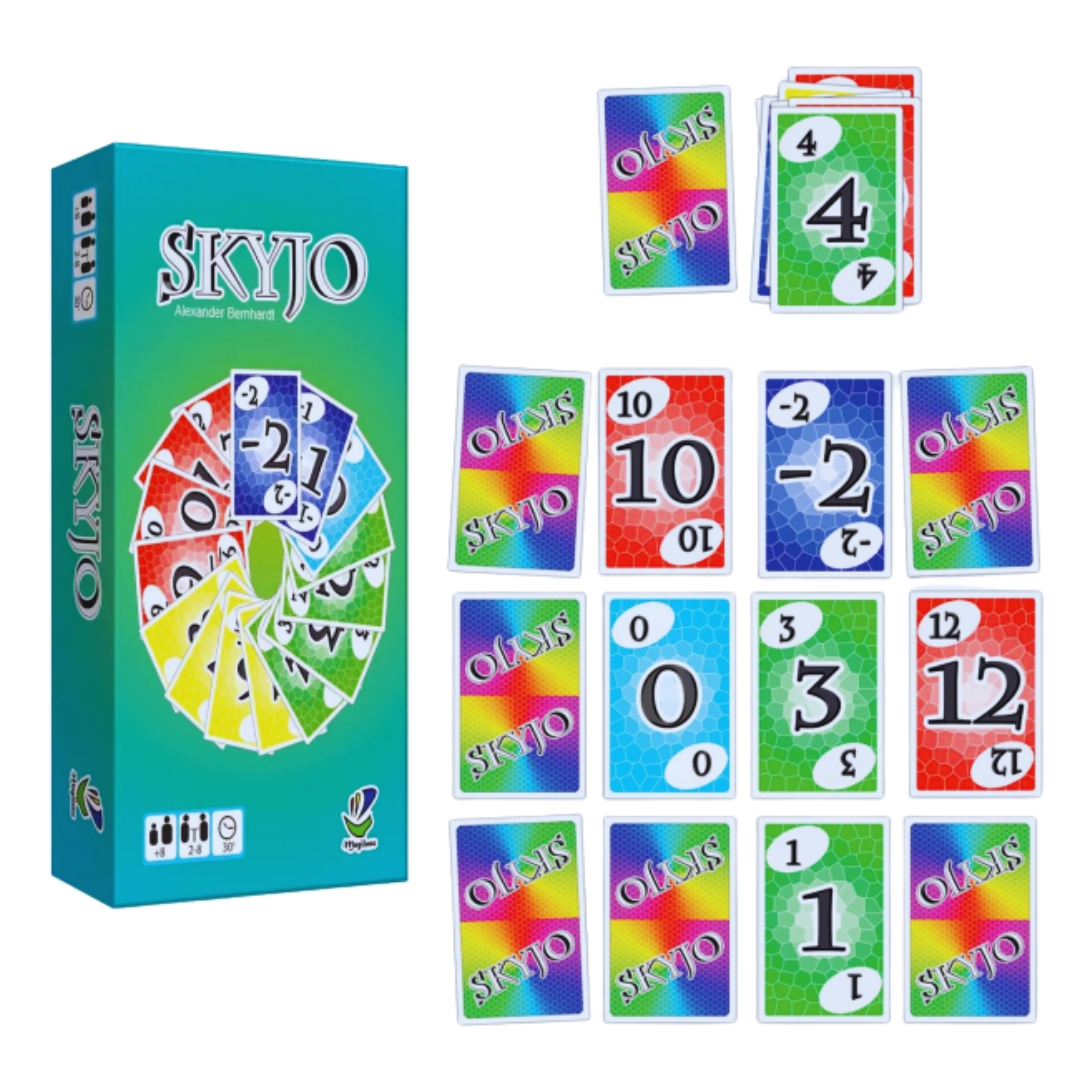 SKYJO Card Game Fun Strategy Board Game for Kids Family Friends ...