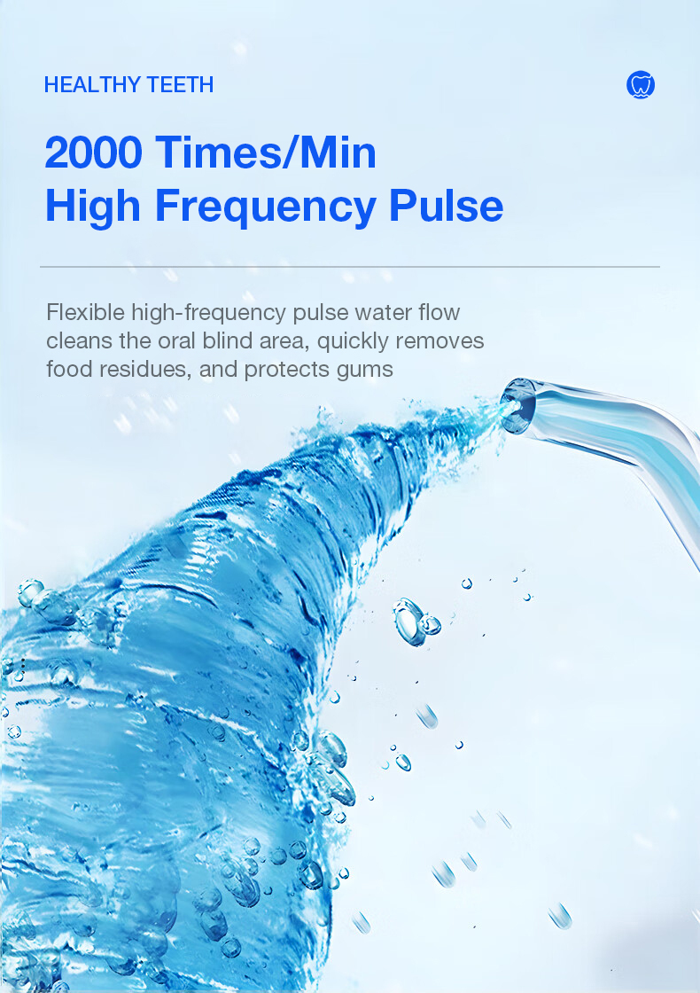 Airuidu CF500 Water Flosser 160ML Oral Irrigator Retractable Dental Air ...