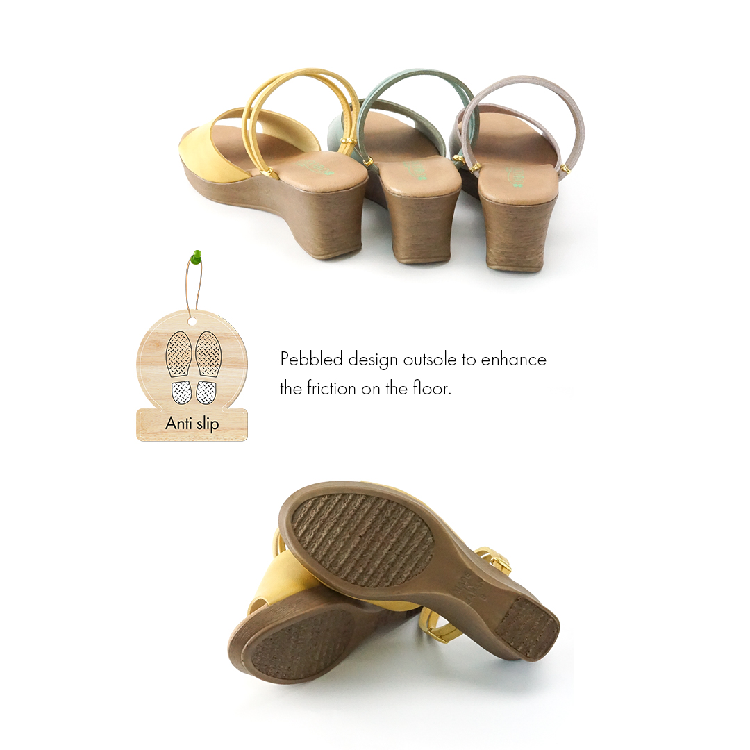 [COCORO Japanese Shoes Store] COCORO 1828 Duo-way Belt Wedge Sandal | Shopee Malaysia