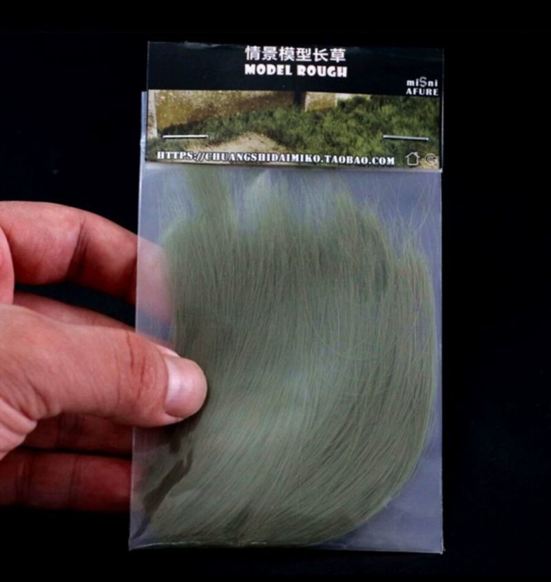 10cm grass model grass powder sand HO train sand table medieval ...