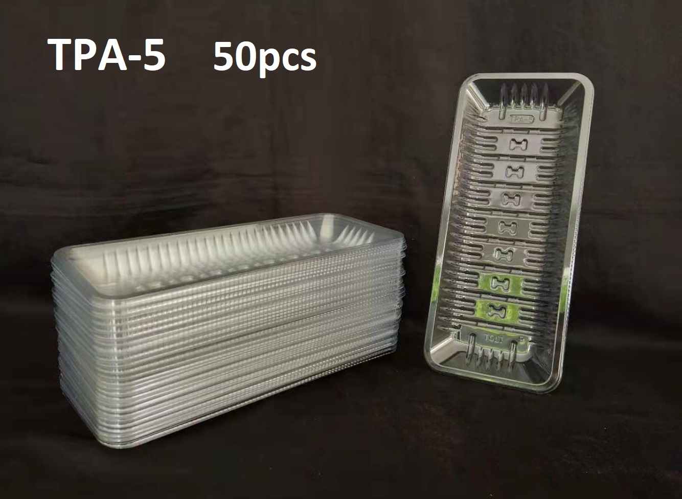 TPA-5 - ±50's Plastic Tray / Plastic Open Tray / Disposable Packaging ...