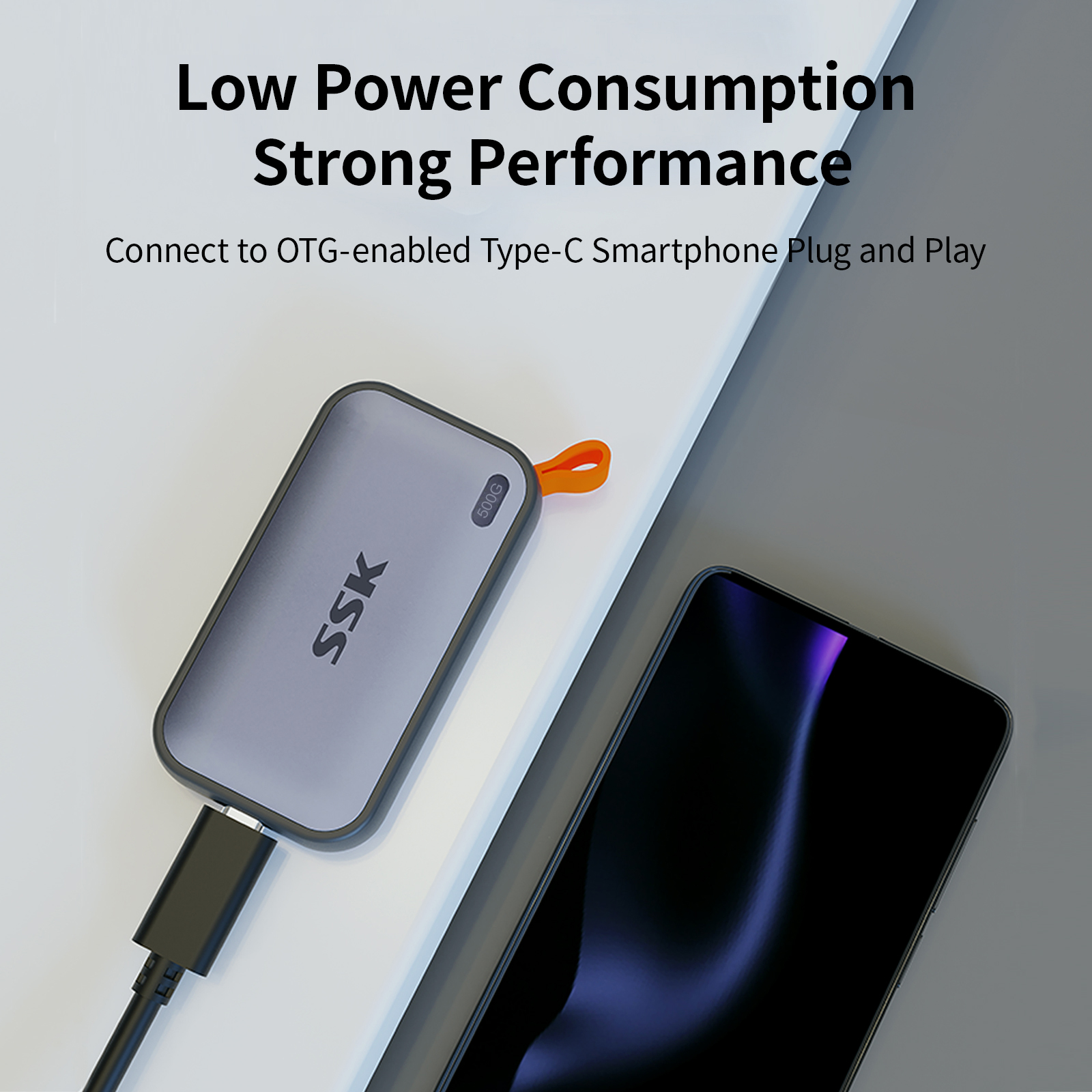 SSK Ultra Portable External SSD Storage Type C USB 3.2 Gen 2 (1050Mb/s ...