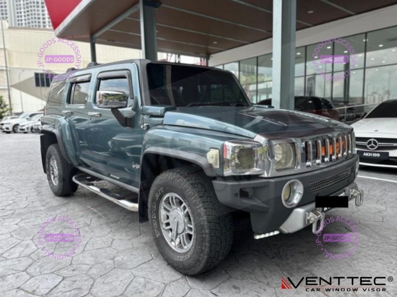 Hummer H3 2005-2010 Venttec Door Visor / Window Vent Visor Deflectors ...