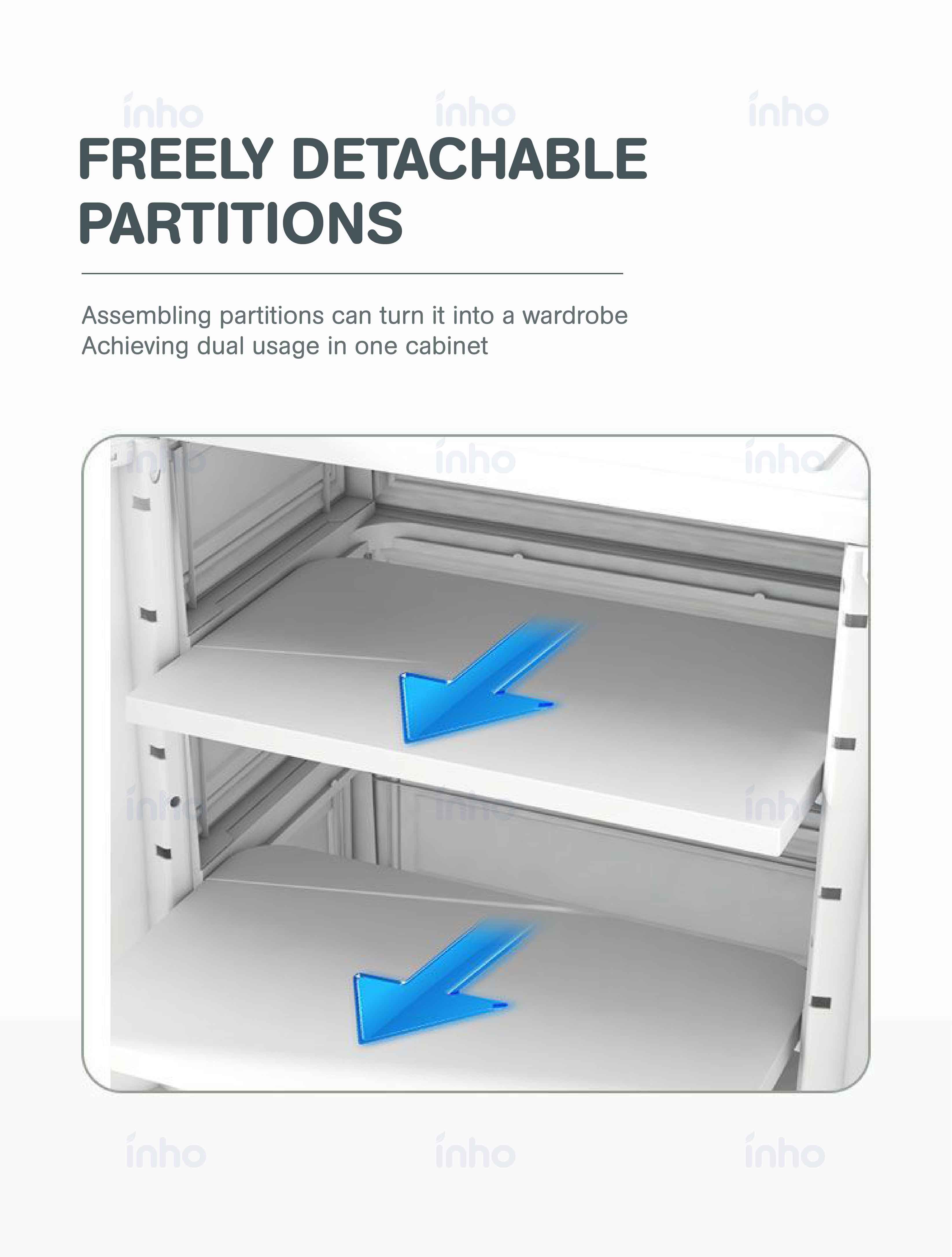 【𝗨𝗽𝗴𝗿𝗮𝗱𝗲𝗱】INHO L56/60cm Cartoon Theme Design Children's Kids Wardrobe ...