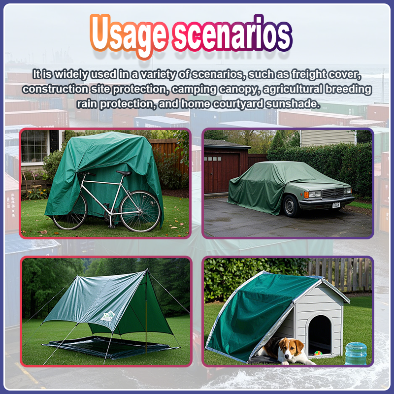 【18 Choose】+ 5 Gift Tarpaulin canvas 2m 3m 4m 5m 6m 8m 10m (with holes ...