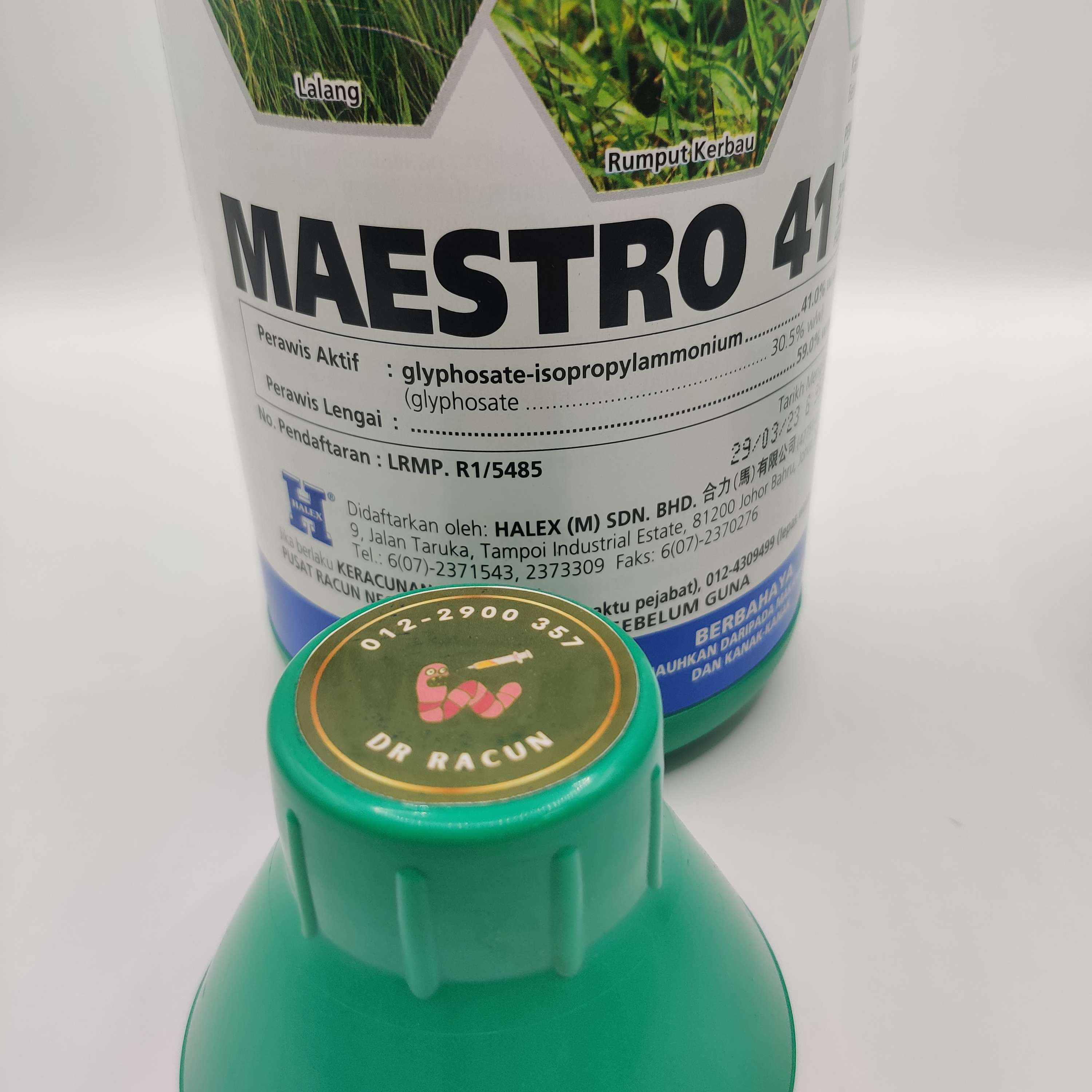 HALEX Racun Rumput Maestro 41 1L Glyphosate 41% Rampai Lalang Grass ...