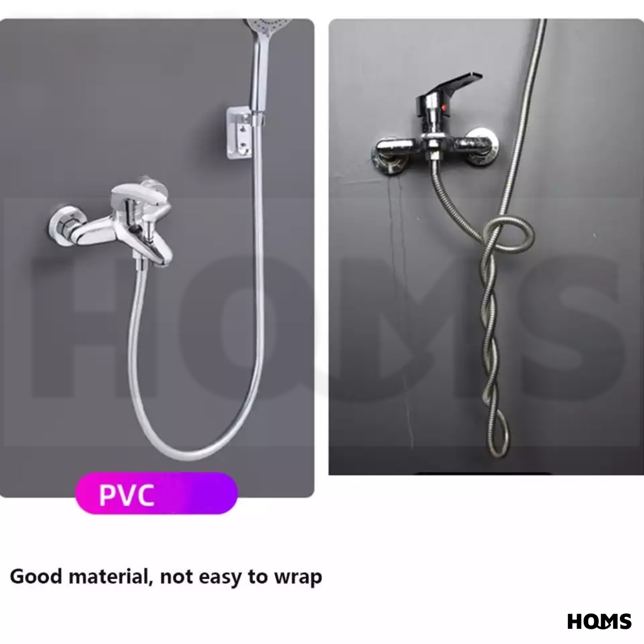 HOMS Shower Heater Hose Bidet Sprayer Pipe High Pressure Flexible Hose ...