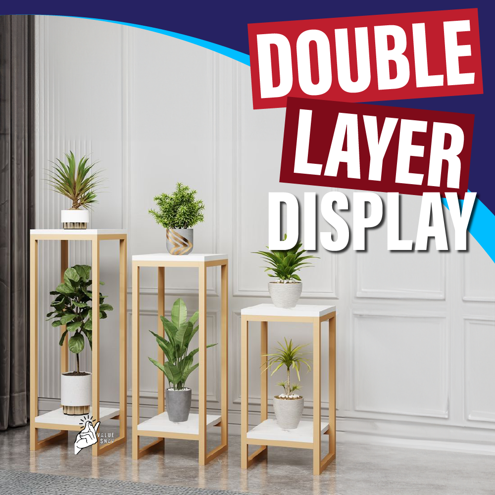 Rak Pasu Bunga Bertingkat Outdoor Flower Pot Plant Stand Flower Rack ...