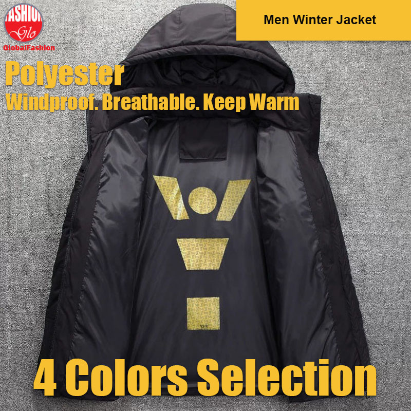 Autumn Winter Jacket Men Baju Sejuk Jaket Lelaki Tebal Hooded Windproof ...