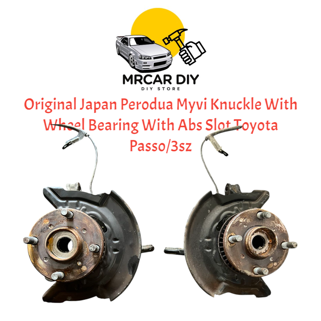 Perodua Myvi/Toyota Passo Original Japan Knuckle with Wheel Bearing ...