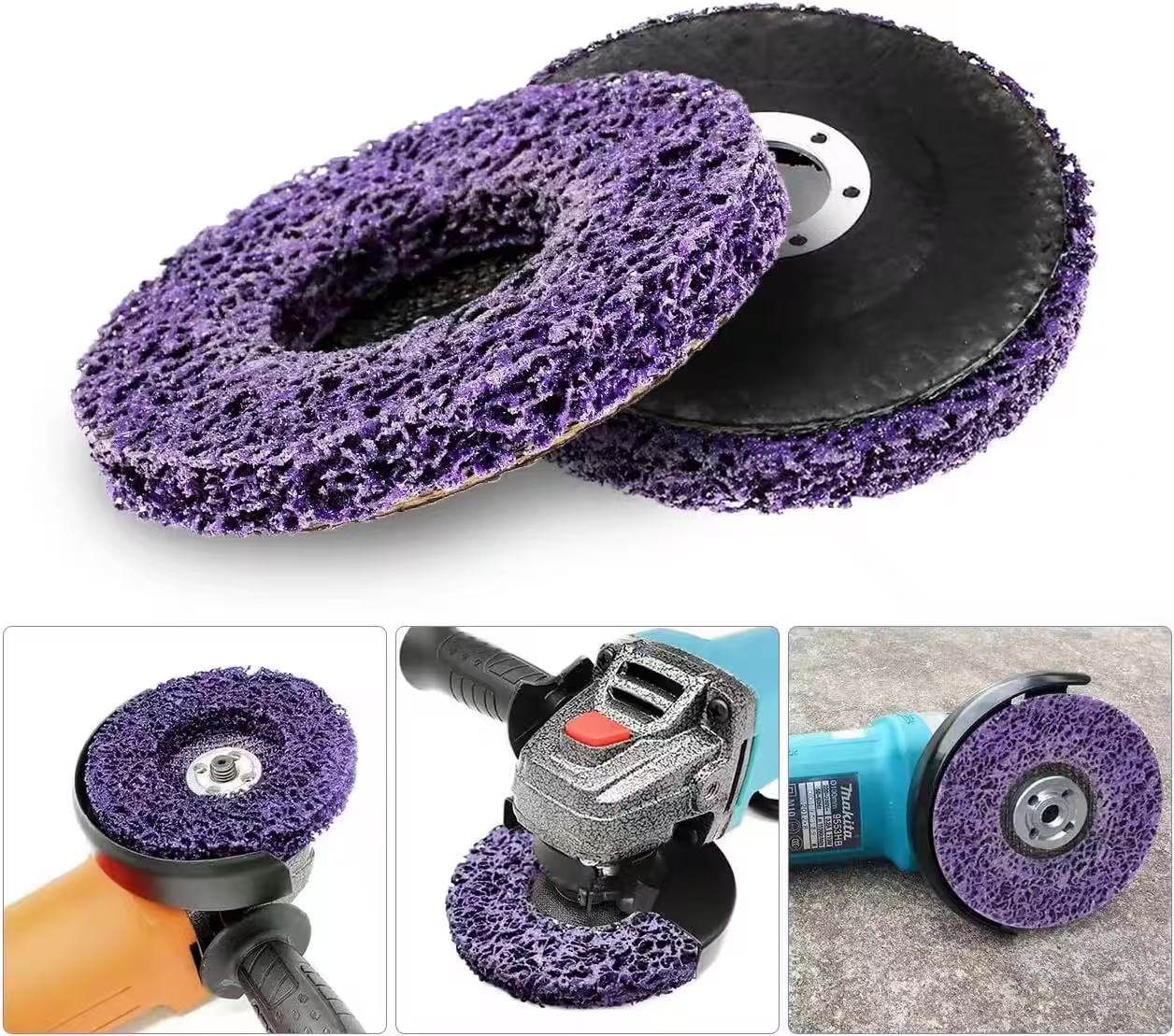 Poly Strip Disc Abrasive Wheel Paint Rust Remover Grinding Wheel ...