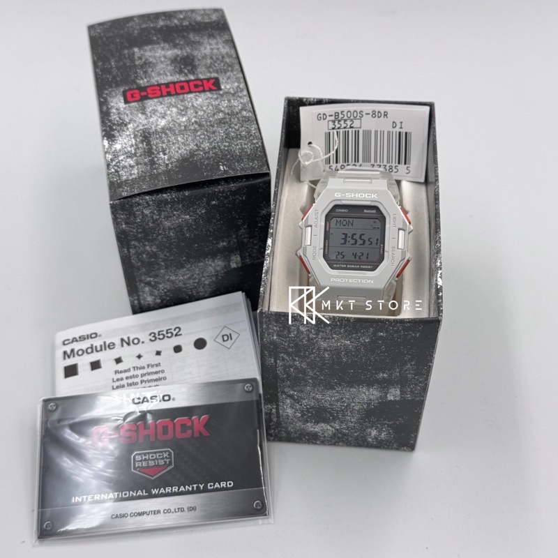 Original G-shock Step Tracker Bluetooth GDB500S / GD-B500S-8A / GD-B500S-8ADR Digital Watch ...