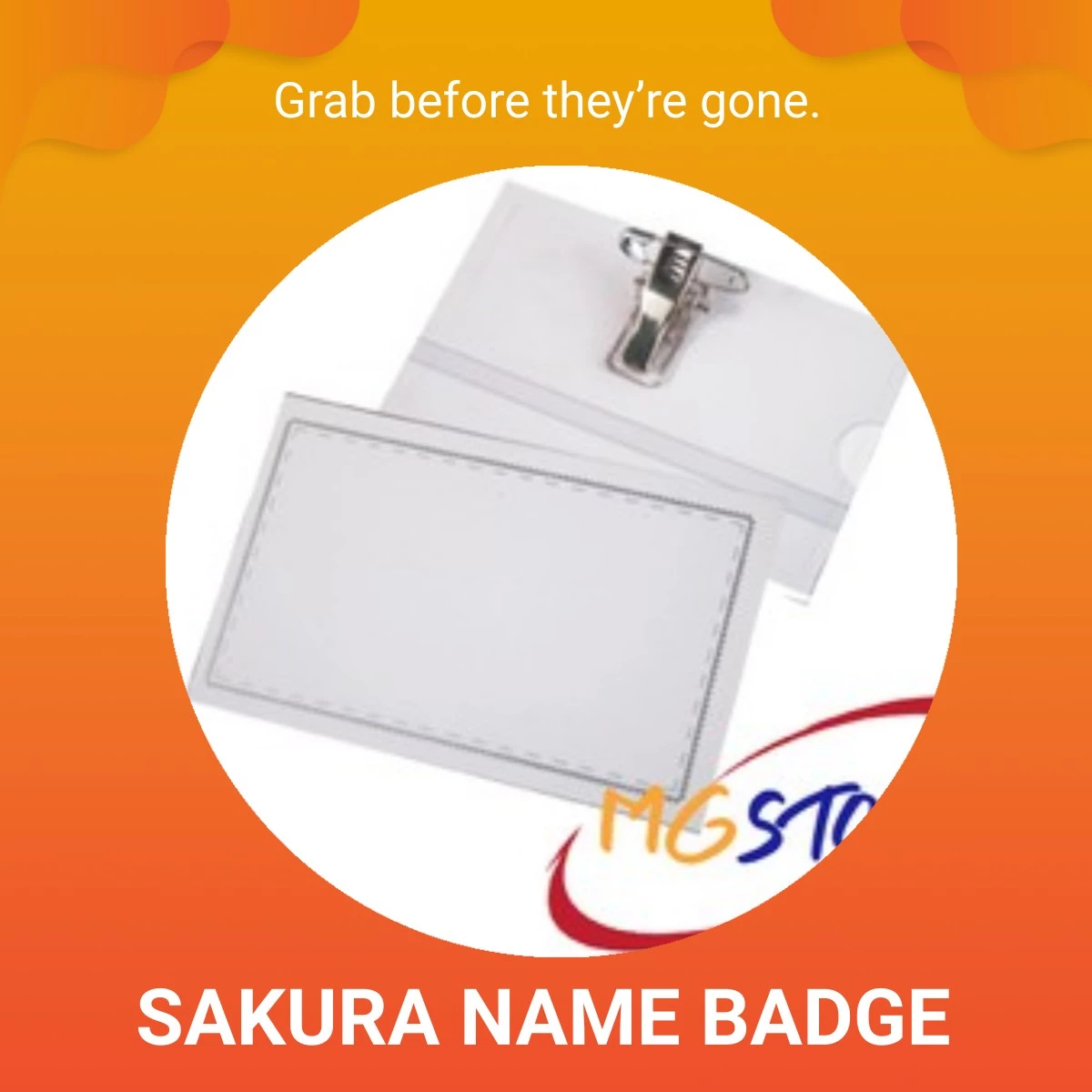 Sakura PVC Name Badge 50pcs/Box | Shopee Malaysia