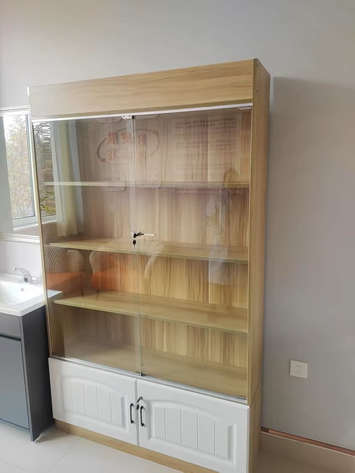 Display Rack Rak Paparan 3C Tempered Glass Door with Key Lock Thickened ...