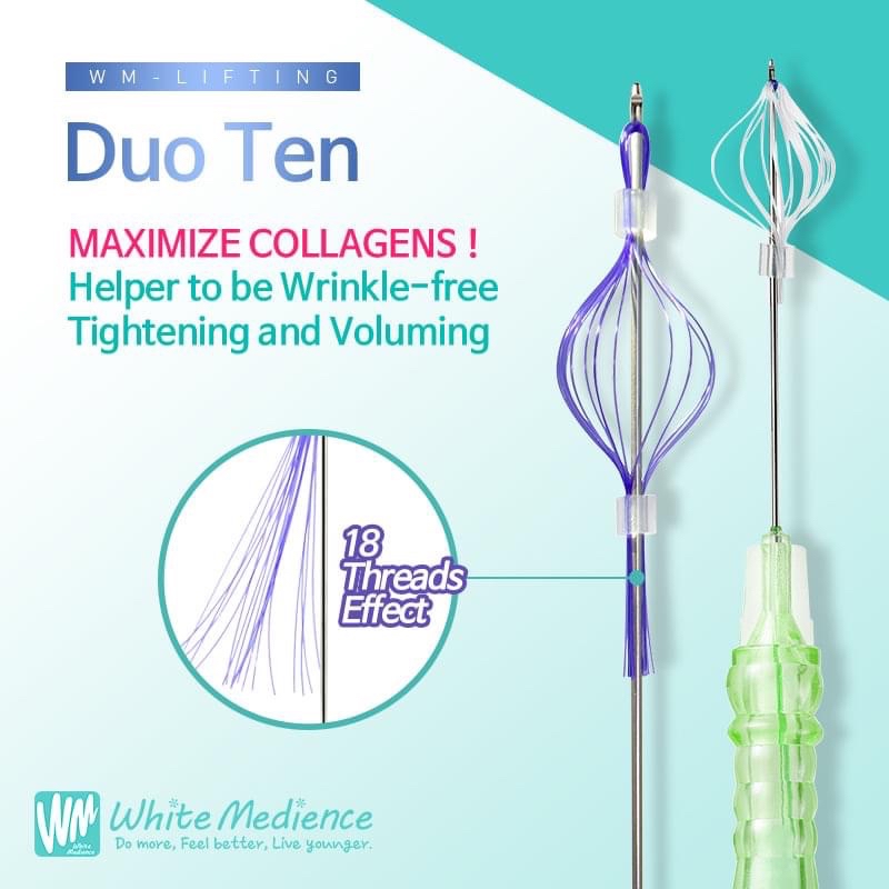 White Medience Duo Ten Threadlift *ready stock * | Shopee Malaysia