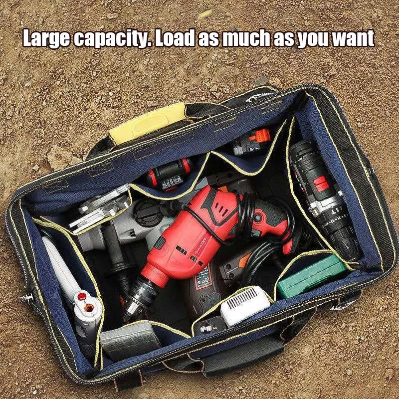 13" 16" 19" 21" 23" ABS Tool Bag Heavy Duty Tools Bag Electrician Tool ...