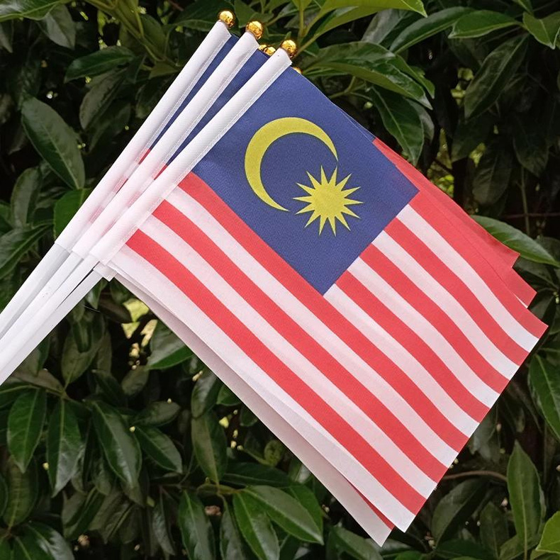 1000pcs Malaysia Hand Flag Malaysia Bendera Malaysia National Day ...