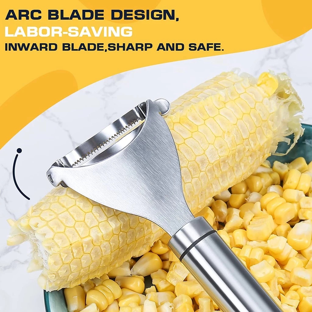 Stainless Steel Corn Stripper Corns Threshing Device Easy Peeling Corn ...