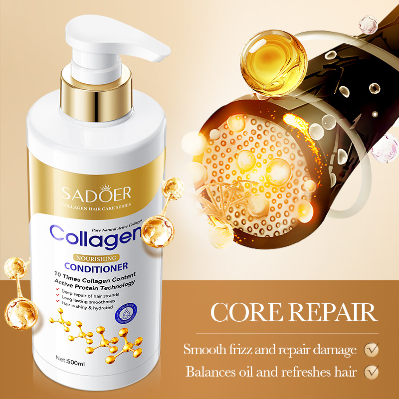 SADOER collagen hair conditioner nourishing and smoothing care | Shopee ...